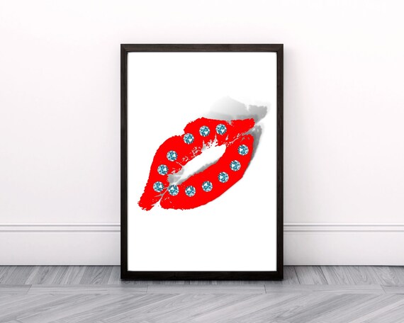 Plain Red Poster