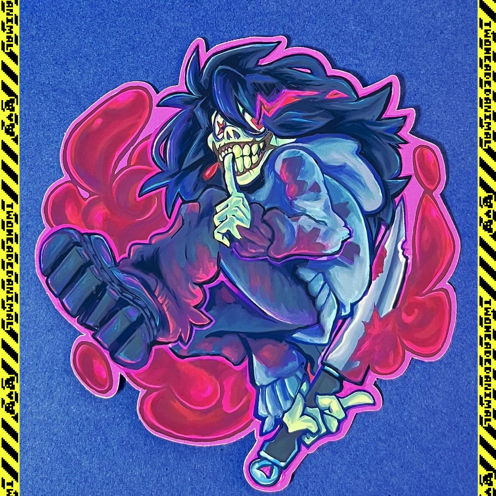 Jeff the Killer Creepypasta Sticker - Etsy