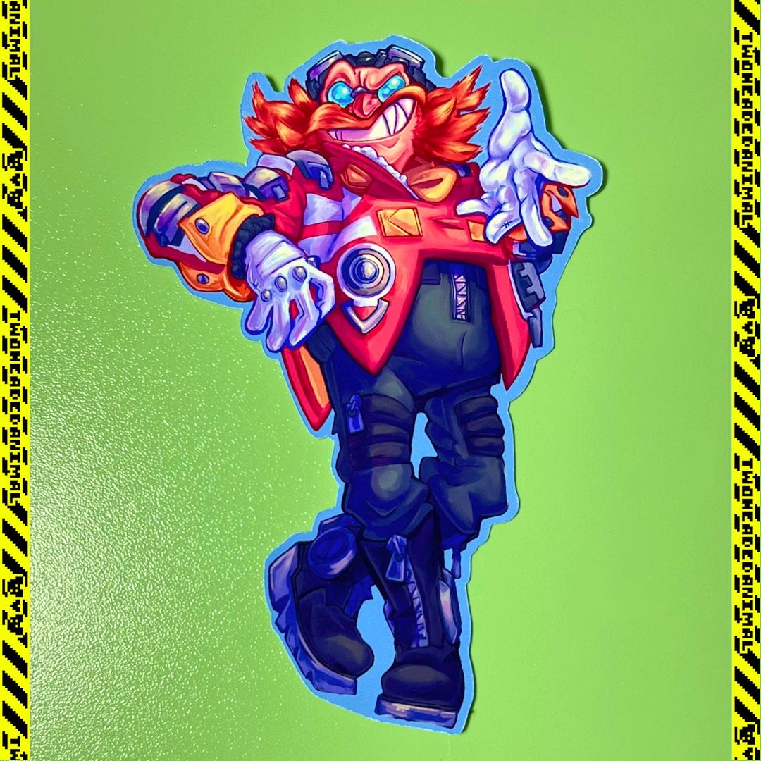 Doctor Eggman Sonic Adventure Sticker - Etsy
