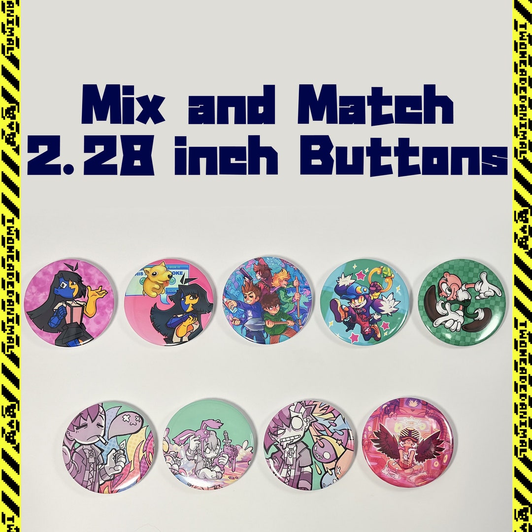 Mix and Match Button Pack - Etsy