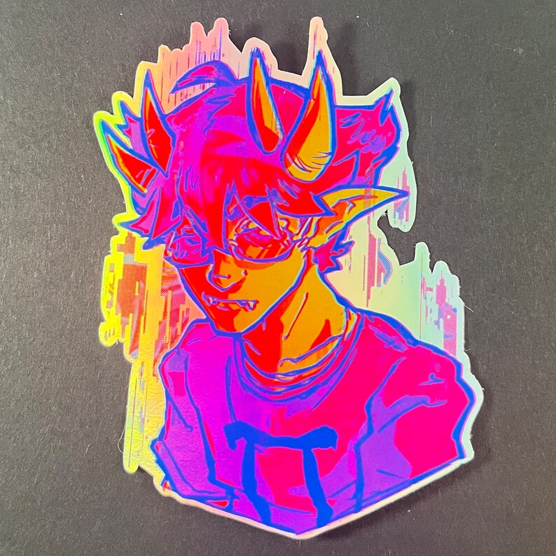Kanaya and Sollux Homestuck Trolls Holographic Stickers - Etsy