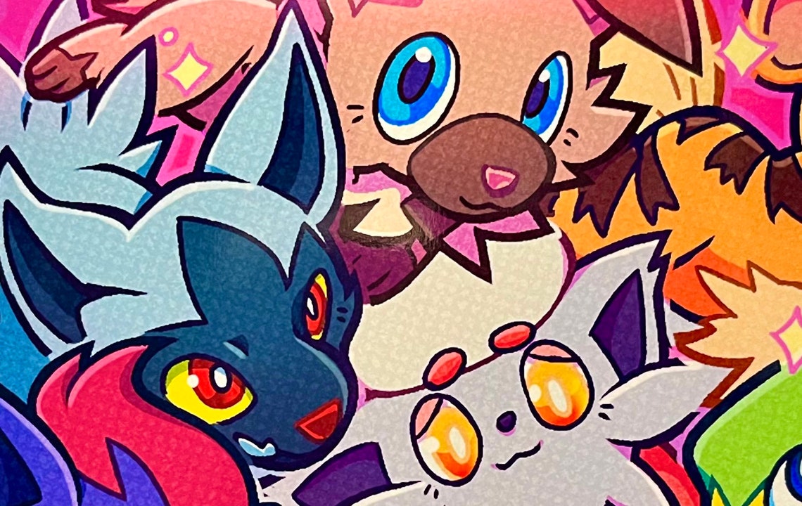 Pokemon Puppies Poster Print - Etsy