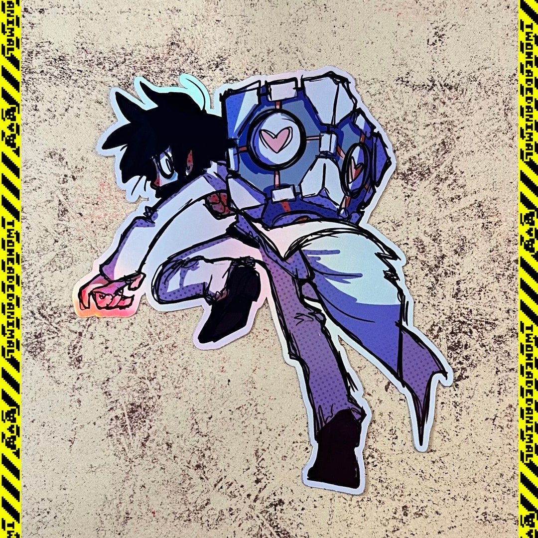 Doug Rattmann and Companion Cube Portal 2 Holographic and Vinyl ...