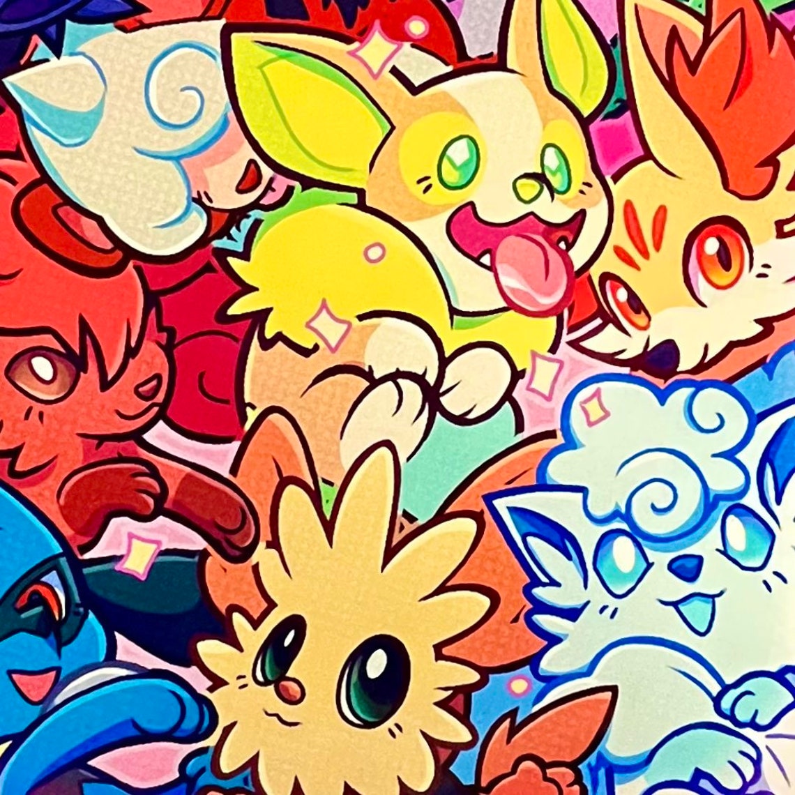 Pokemon Puppies Poster Print - Etsy