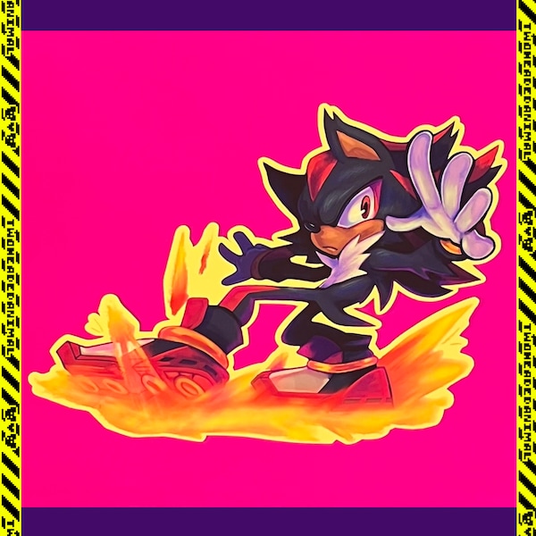 Sonic the Hedgehog Party Sticker - Etsy
