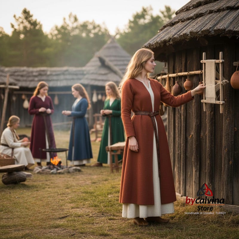 Viking Birka Coat Wool - Etsy