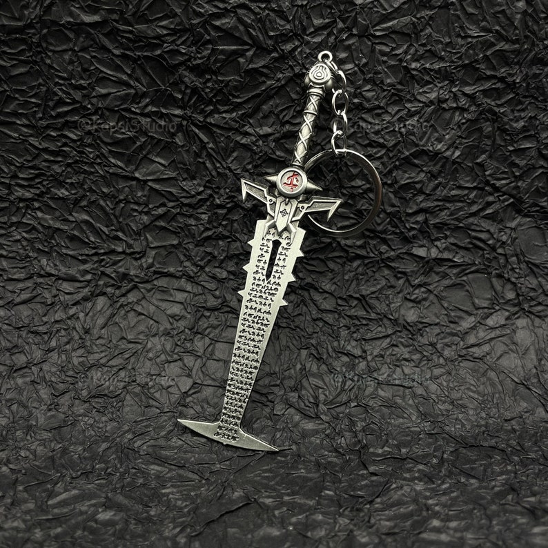 DOOM Slayer Crucible Keycap Metal Bag Charm Keychain Demonic - Etsy