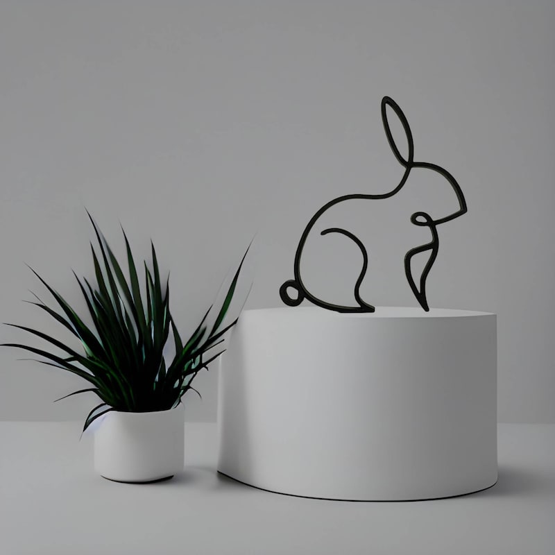 Rabbit Sculpture - Etsy