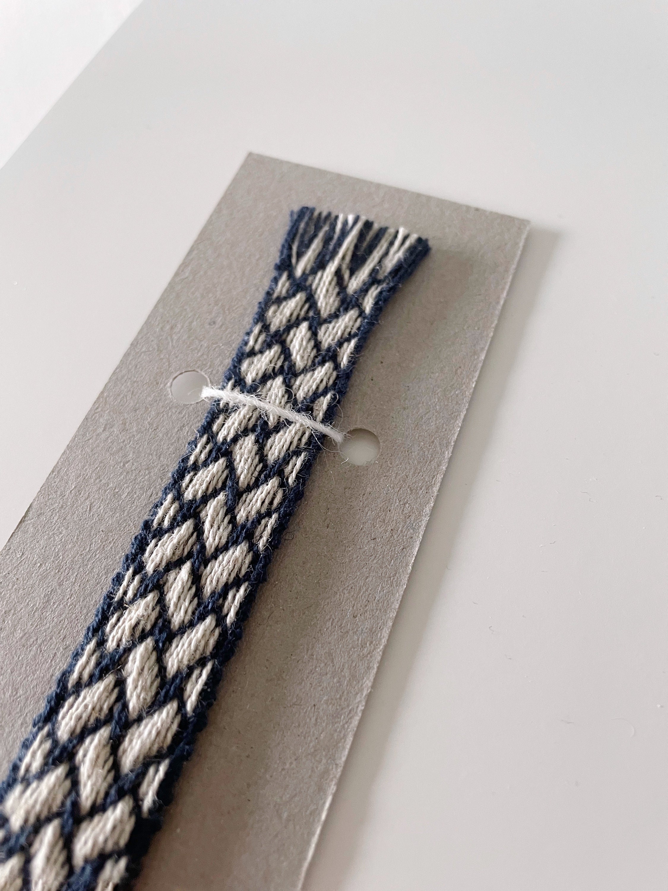 Tablet Woven Bookmark With Braid Pattern - Etsy