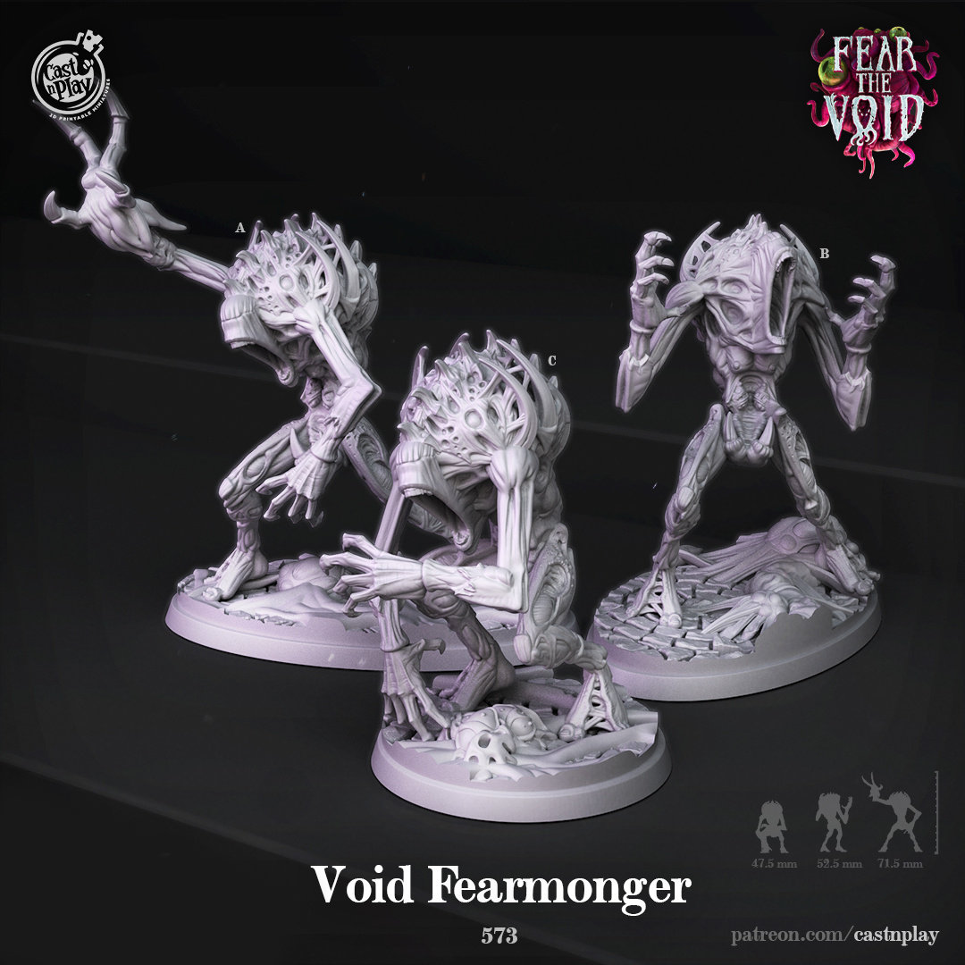 Void Fearmonger RPG Miniature for Dungeons and Dragons - Etsy