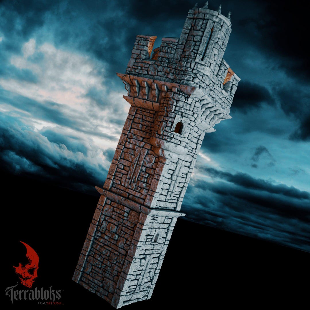Watchtower | Tabletop Terrain | Terrabloks - Etsy