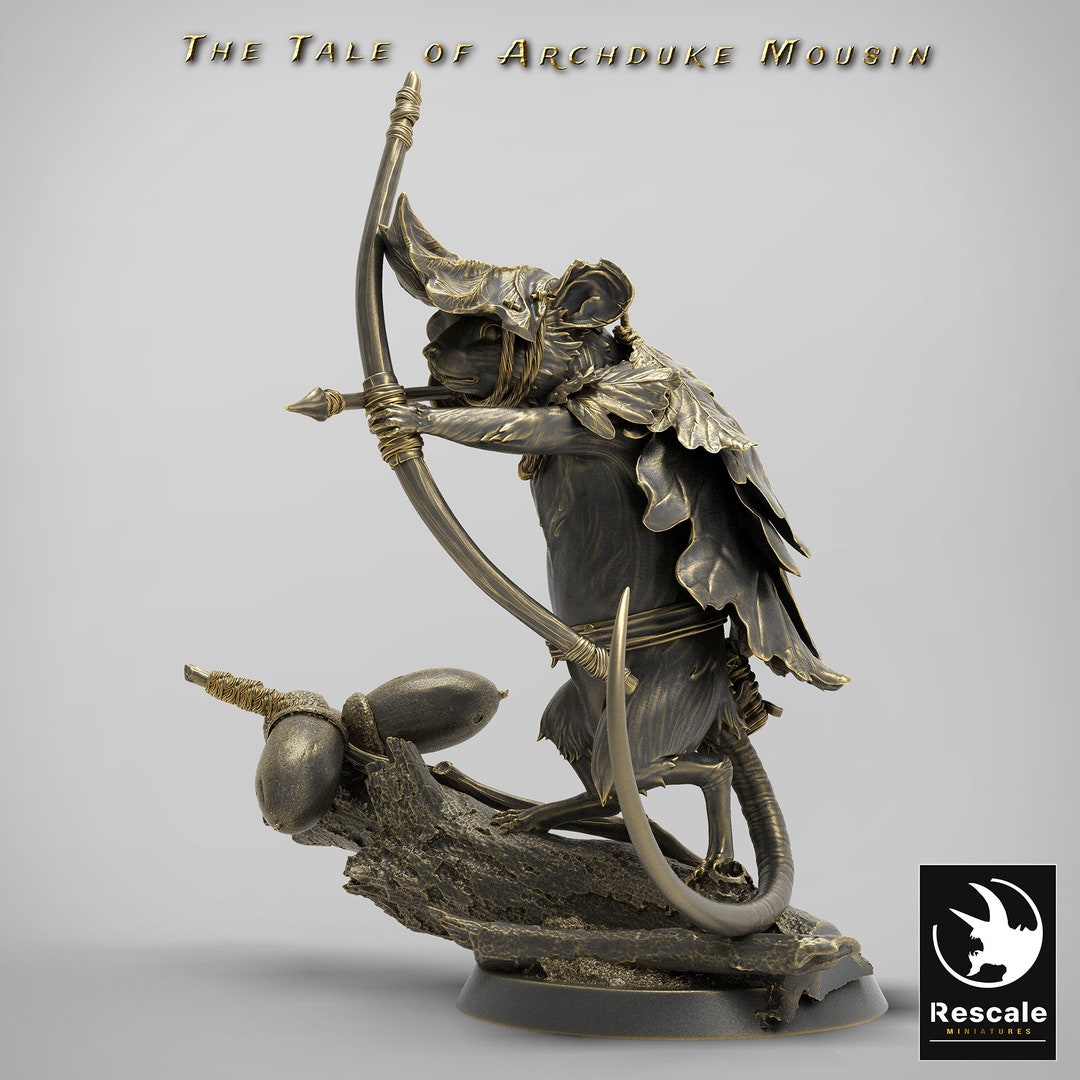Mouse Archers | RPG Miniature for Dungeons and Dragons|pathfinder ...