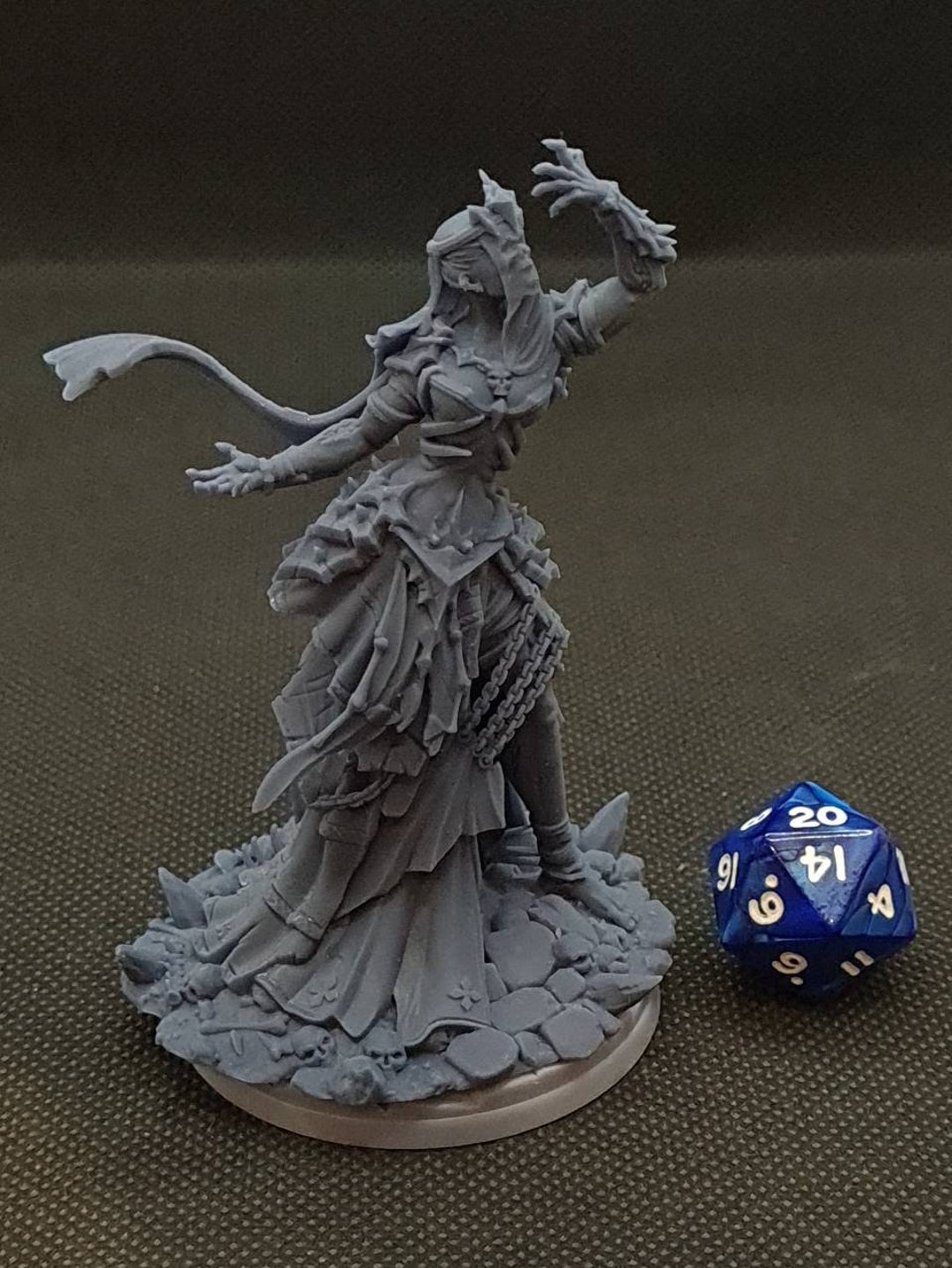 Queen of the Undying Miniature: 3D Printed RPG Model, Cast N Play - Etsy