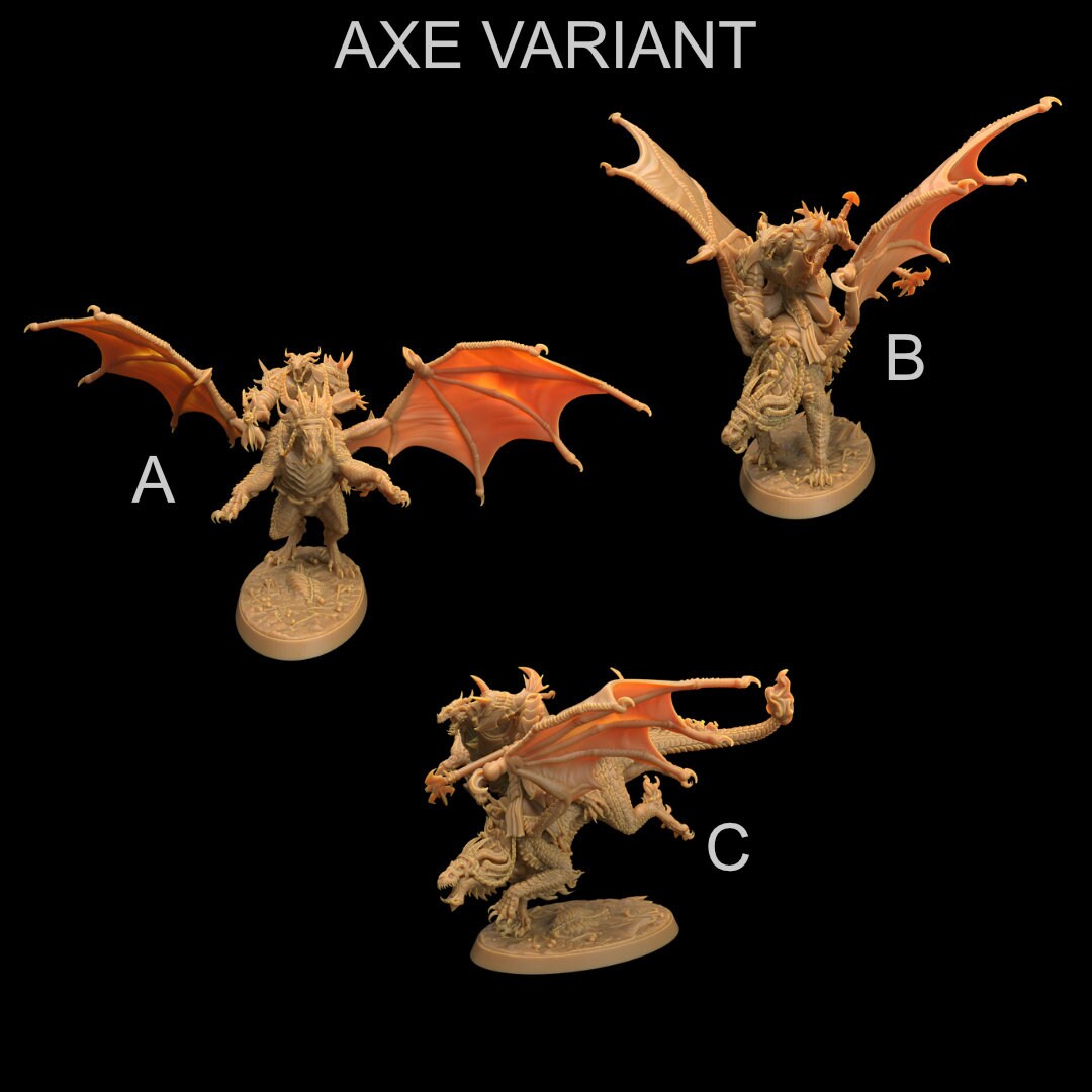 Infernal Wardrake | RPG Miniature for Dungeons and Dragons|pathfinder ...