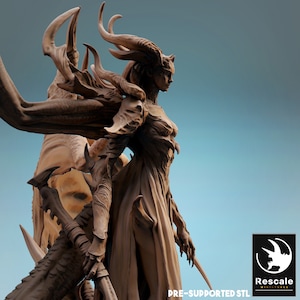 Demon Queen RPG Miniature for Dungeons and Dragonspathfindertabletop ...