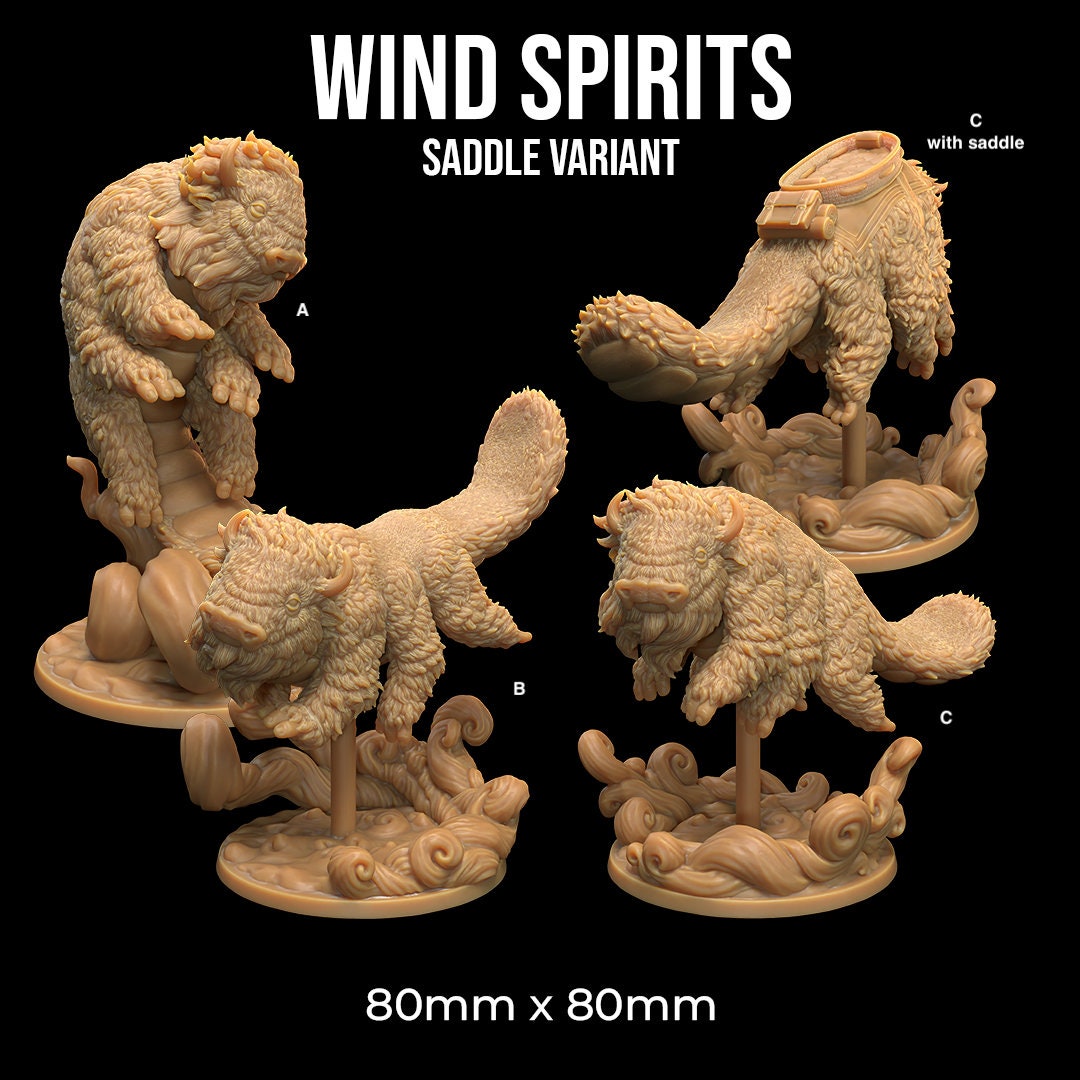 Wind Spirits | RPG Miniature for Dungeons and Dragons|pathfinder ...