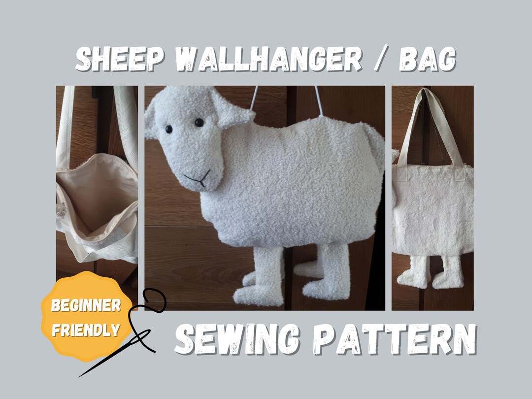 Sheep Bag. Sheep Cushion. Baby's Room. Sheep Wallhanger Sheep. Photo ...