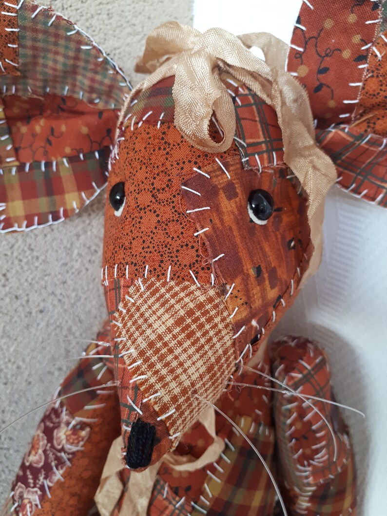 Fernando the DIY Scrappy Mouse Pattern, Scrappy Animal, Stuffed Animal ...