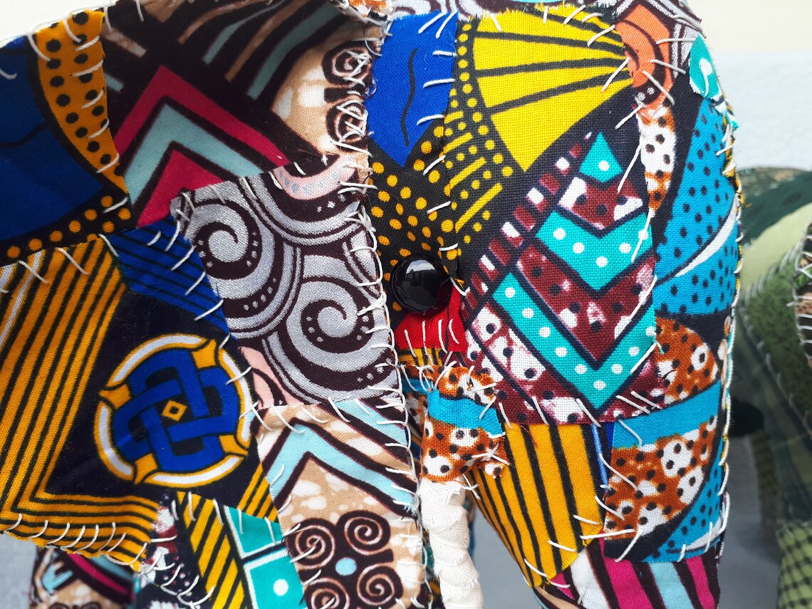 Scrappy Patchwork Elephant Sewing Pattern and Instructions - Etsy