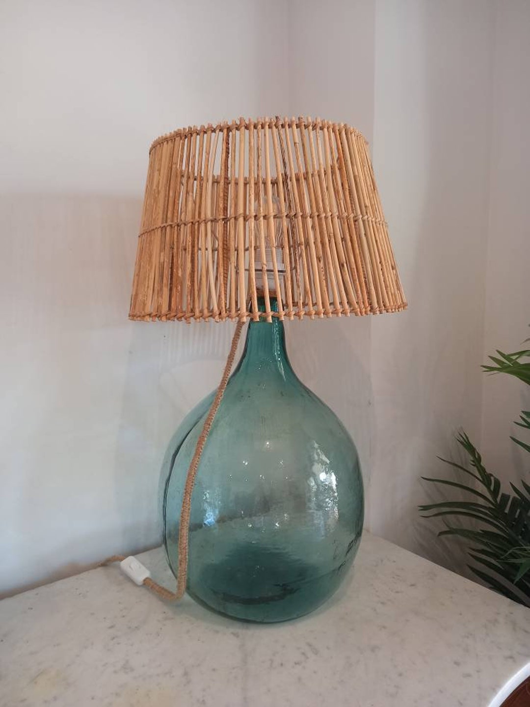 Demijohn Table Lamp - Etsy