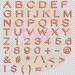 Red Foil Balloon Alphabet & Special Character Clip Art. Digital File ...