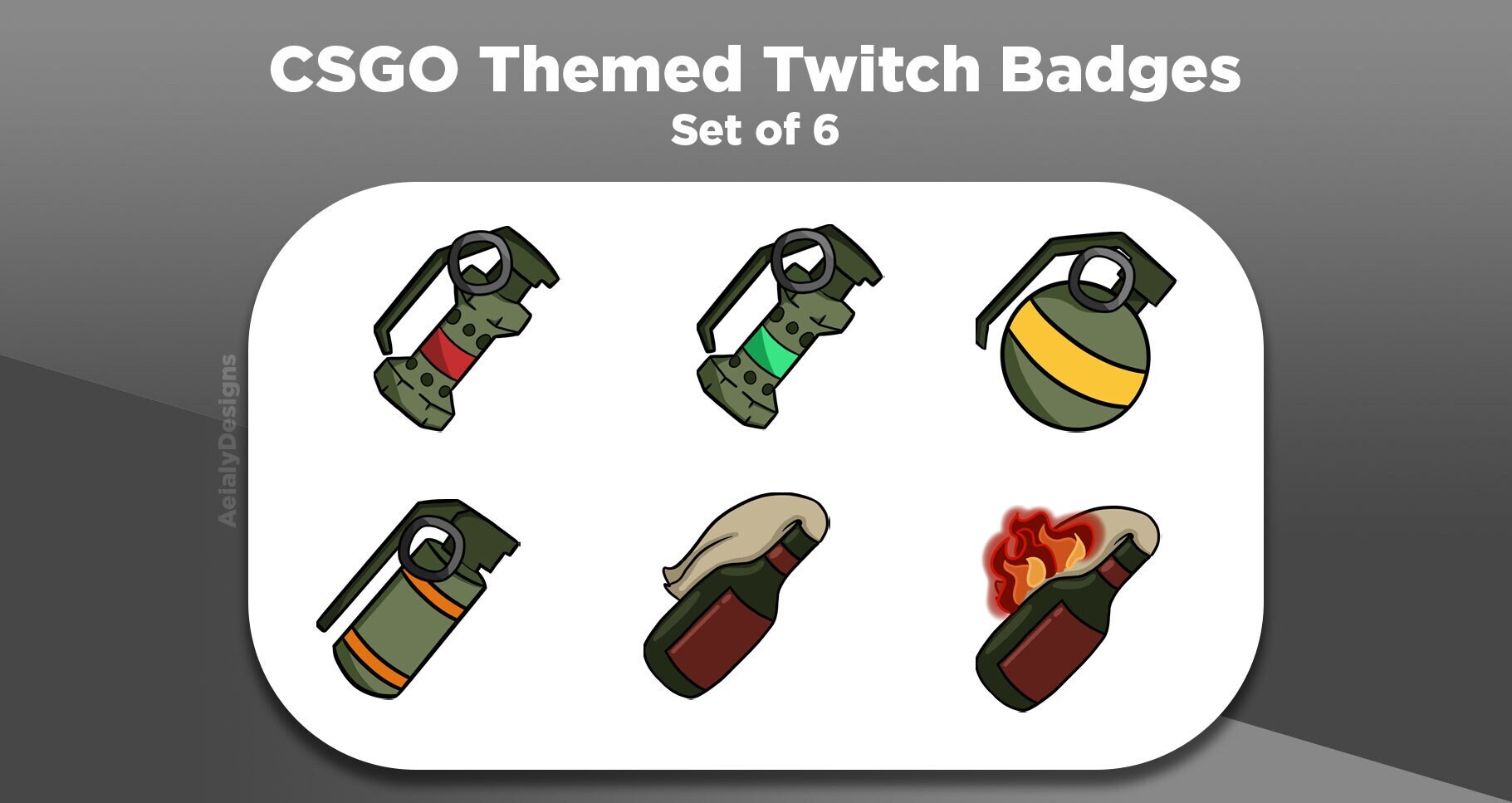 CSGO Themed Twitch Subscriber/bit Badges - Etsy
