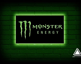 Monster Energy Neon Sign - Etsy UK