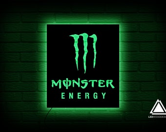 Monster Energy Neon Sign - Etsy UK