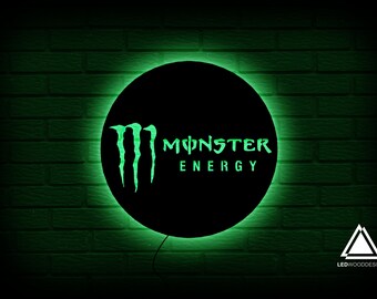 Monster Energy Neon Sign - Etsy UK