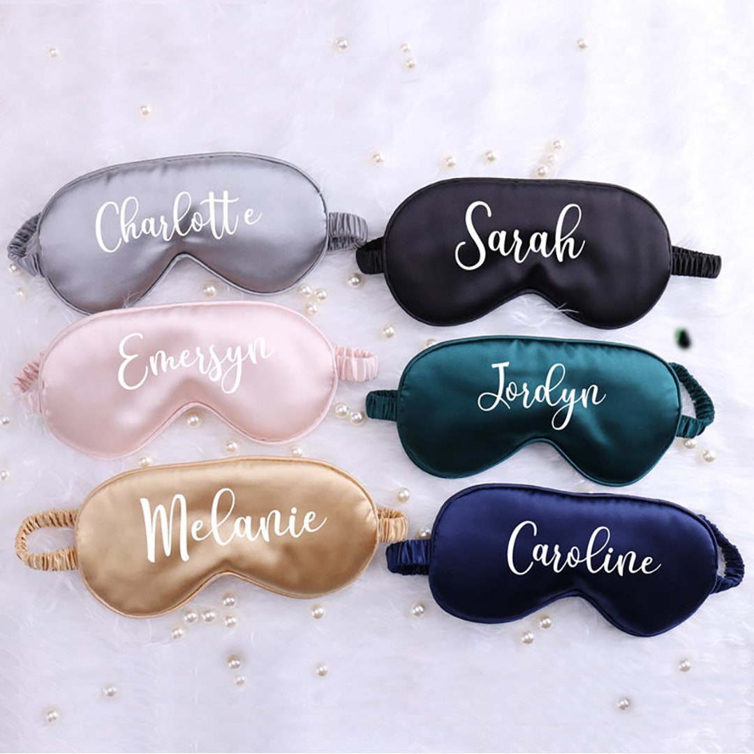 Customized Eye Masks Personalized Sleeping Masks Customized Satin Eye