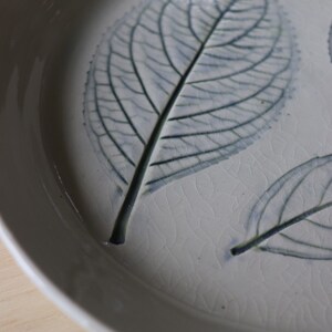 Leaf Print Plate - Leaf Print - Plate - Ceramic Plates - Pottery - Dinnerware - Botanical Art - Etsy