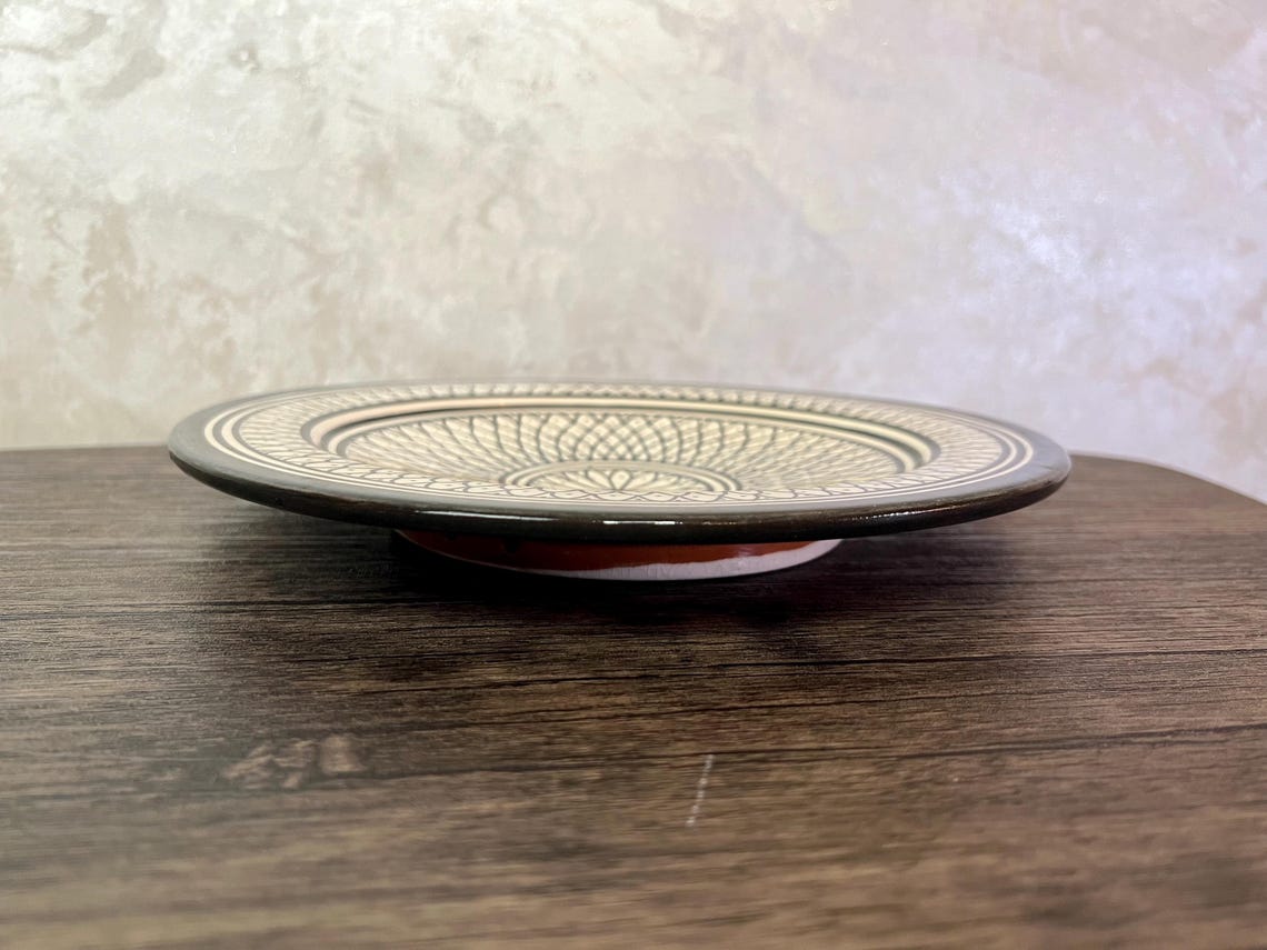 Ceramic Art Pottery Dinnerware - Plates Handmade - Ceramic Pizza Plates ...