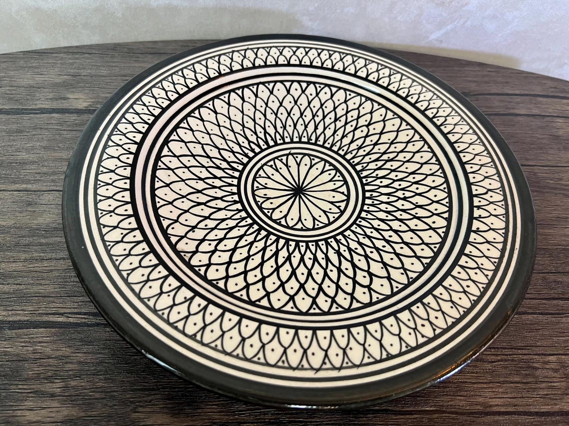 Ceramic Art Pottery Dinnerware - Plates Handmade - Ceramic Pizza Plates ...