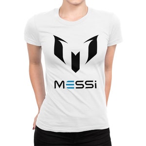 Lionel Messi Logo T-shirt, 100% Cotton Tee, Men's and Women's All Sizes ...