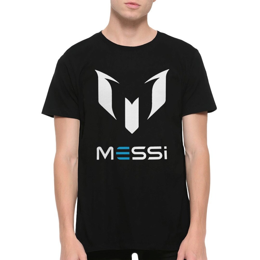 Lionel Messi Logo T-shirt, 100% Cotton Tee, Men's and Women's All Sizes ...