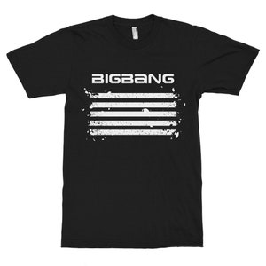 Big Bang K-pop T-shirt, BIGBANG Shirt, Men's and Women's Sizes (bma-201 ...