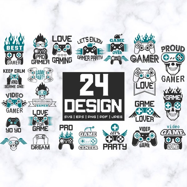 Video Game Svg - Etsy