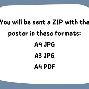 Printable Alphabet Poster Bluey Inspired for Kids Room | Nursery | Wall ...