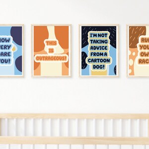 Bluey Inspired Printable Quote Artwork for Kids Room | Nursery | Wall ...