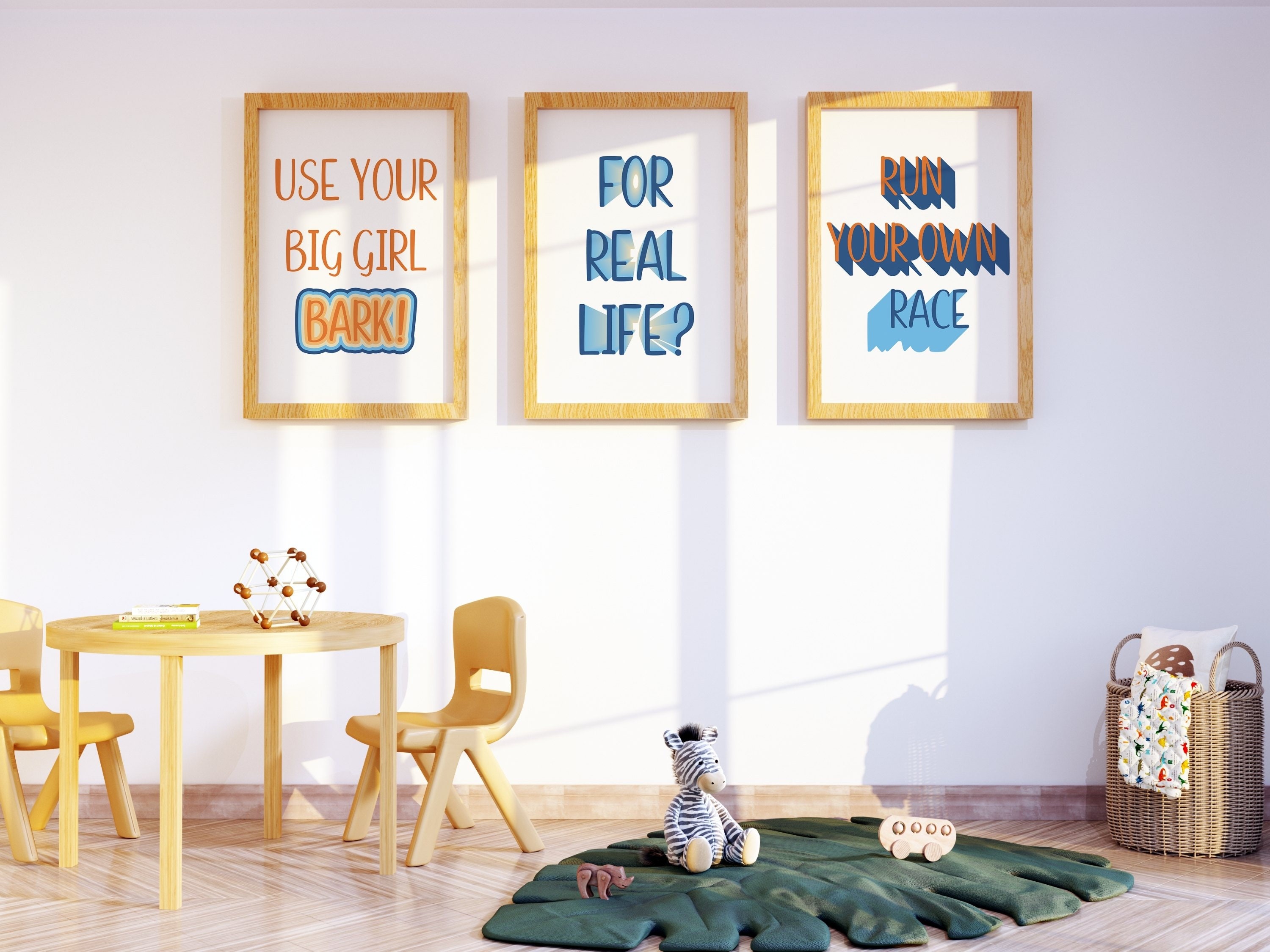 Printable Bluey Inspired Artwork for Kids Room Nursery - Etsy Singapore