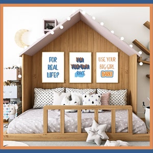 Printable Bluey Inspired Artwork for Kids Room | Nursery | Wall Art ...