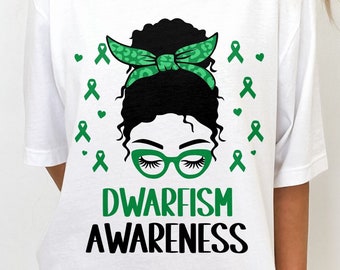 Dwarfism Awareness Svg Png, We Wear Green for Dwarfism Gnome Svg, Green ...