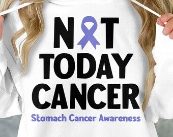 Stomach Cancer Awareness Svg Png, Not Today Cancer Svg, Periwinkle ...