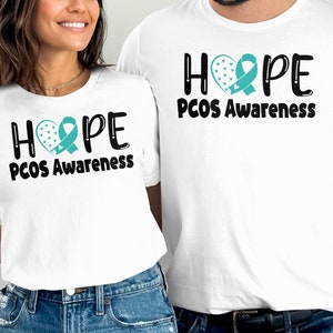 PCOS Awareness Svg Png, Hope Svg, Ovary Syndrome Teal Ribbon Cricut ...