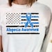 Flag Alopecia Awareness Png, Alopecia Awareness Svg Png, Blue Ribbon ...