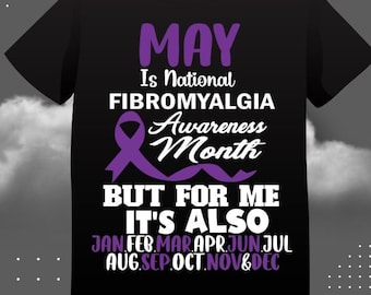 Fibromyalgia Awareness Svg Png, May is National Fibromyalgia Awareness ...
