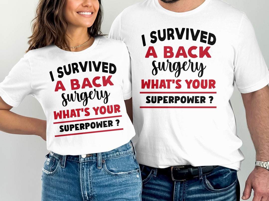 Spinal Fusion Svg Png, I Survived A Back Surgery What's Your Superpower ...