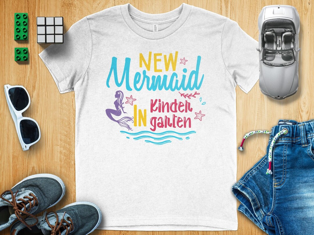 New Mermaid in Kindergarten SVG, PNG, Back to School Svg, 1st Day of ...