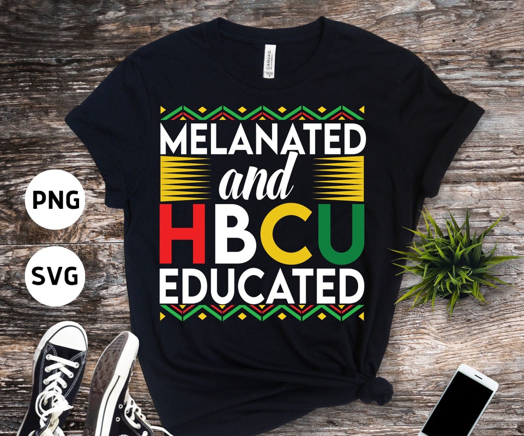 Melanated and HBCU Educated Svg Png, Afro African American Gifts, Black ...