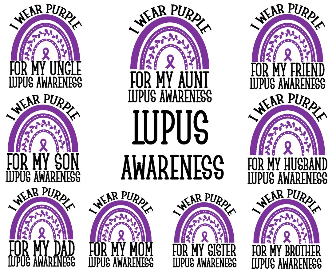 Lupus Awareness Svg Png Bundle, Lupus Svg, Lupus Png Sublimation ...